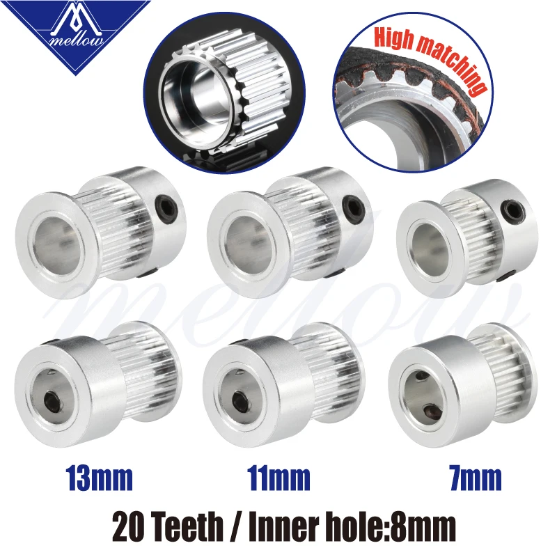 Mellow-Gt2-20-Tooth-Timing-Pulley-Bore-8mm-For-Gates-ll-2gt-Width-6mm ...
