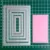 Stitched Rectangle Scallop Frame Metal Cutting Dies Scrapbooking Steel ...