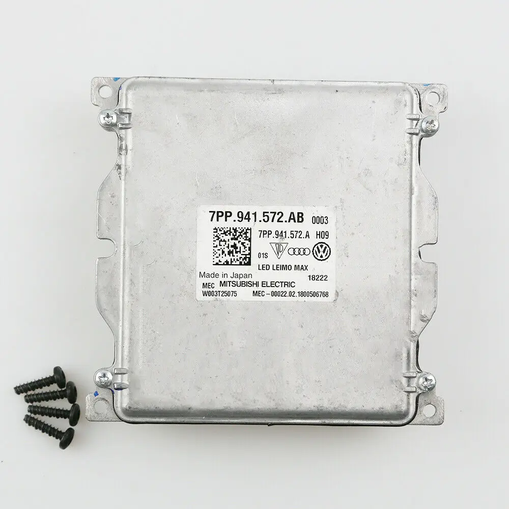 Led Headlight Ballast Power Module 7pp941572ab 4 Screw For Audi Vw ...