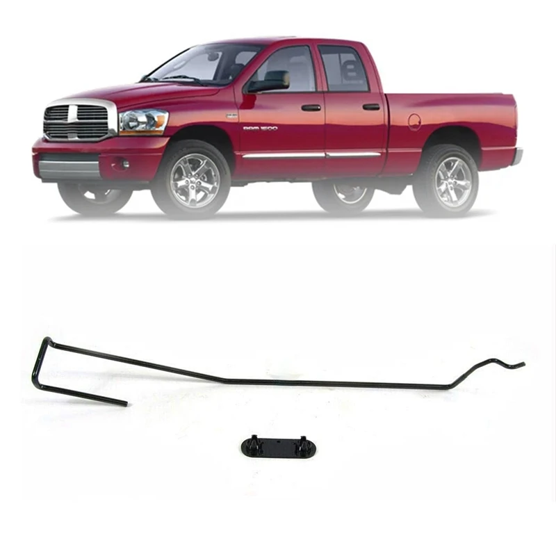 Car Hood Latch Holder Rod and Safety Catch for 2002 2008 Dodge Ram 1500 ...