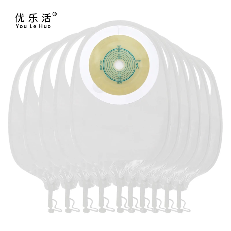 Anti-Backflow-Design-Urostomy-Bag-15-48mm-Double-Layers-Adhesive-Urine ...