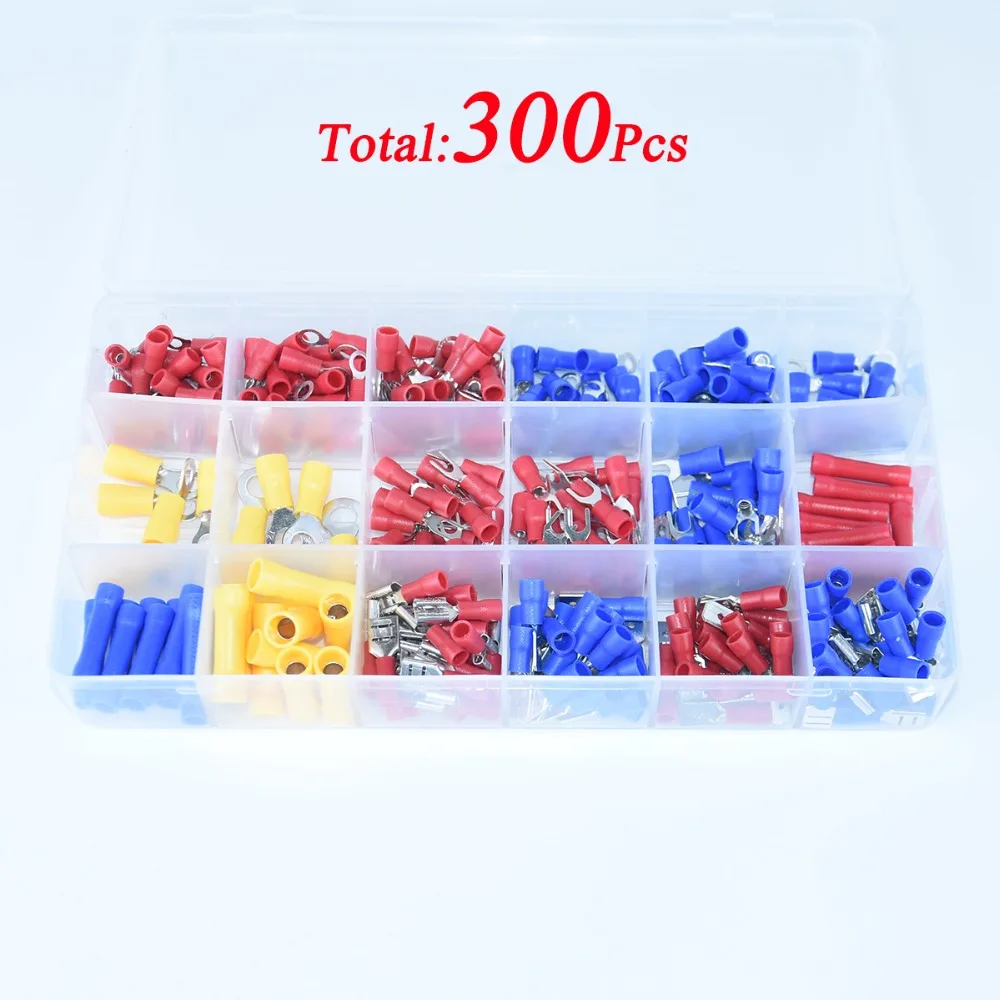 COSSE ELECTRIQUE,300PCS--Connecteurs électriques assortis, Kit de ...