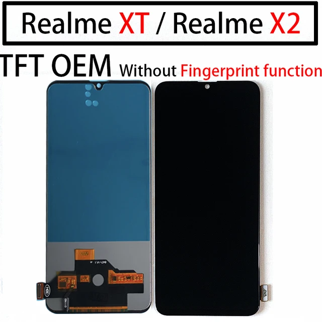 Original Realme XT 6.4Inch Super Amole For realme XT RMX1921 LCD ...
