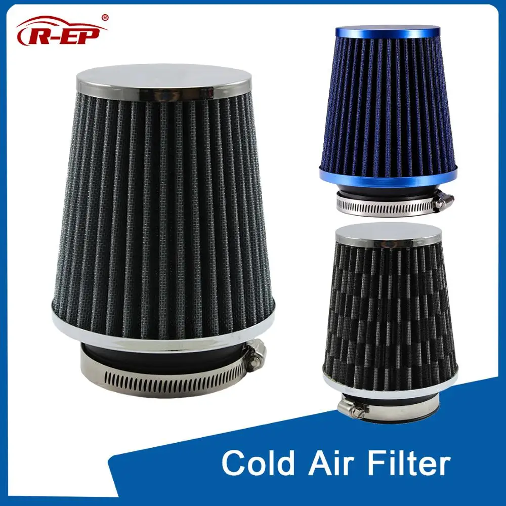 R-EP-Cold-Air-Filter-Universal-Car-Round-Cone-High-Flow-Washable-Turbo ...