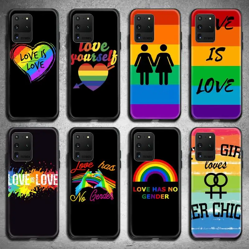 Gay Lesbian LGBT Rainbow Pride Phone Case For Samsung Galaxy S21 Plus ...
