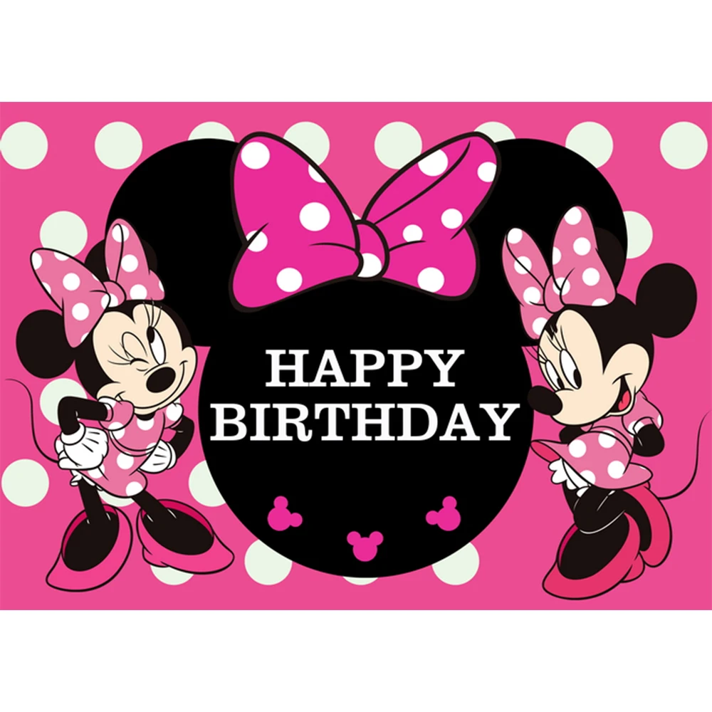 Mickey And Minnie Mouse Happy Birthday