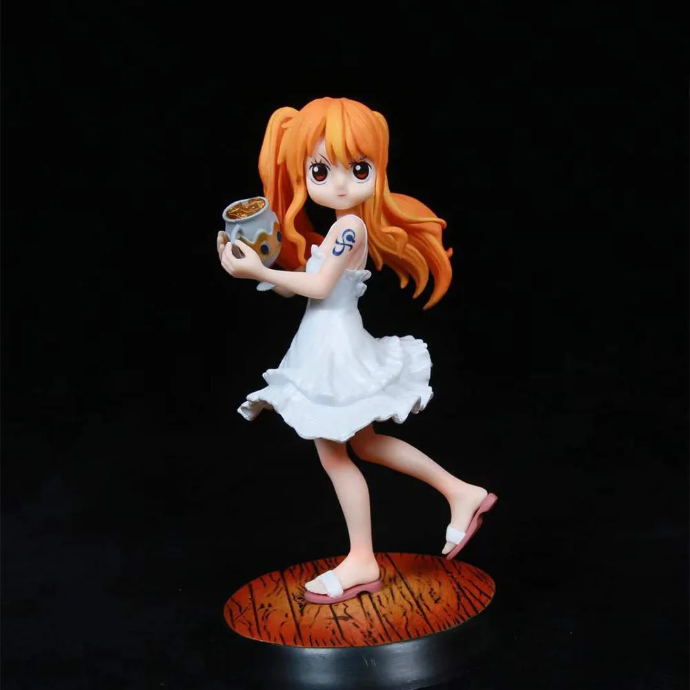 16CM Childhood Nami Action Figure | One piece Merchandise | Up to 80% ...