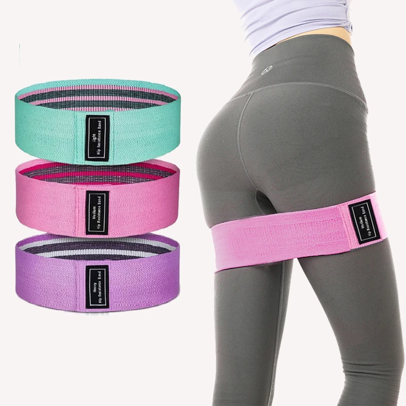 Exercise Workout Bands Sports Pilates Hip Belt Loop Squat Belt Fitness ...