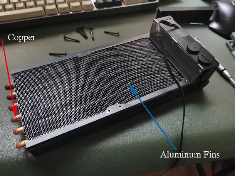 HJ 240MM Radiator With Pump For A4 Mini PC Case,Integrated Dual 120mm ...