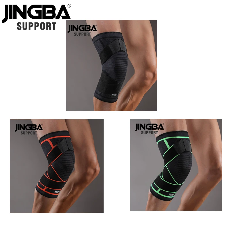 Jingba Support 1pcs Sports Fitness Knee Pads Support Bandage Braces