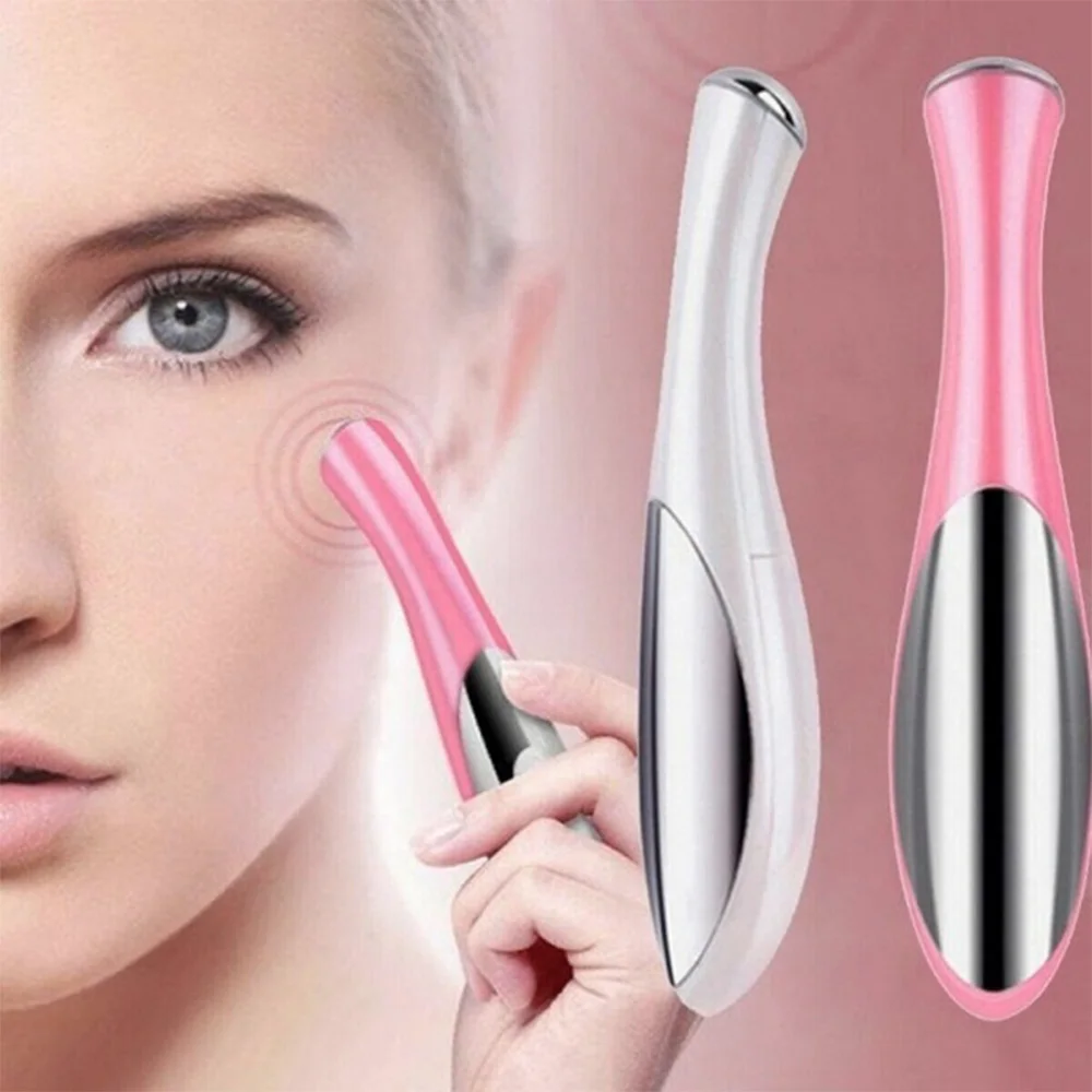Mini Electric Vibration Eye Face Massager Anti-ageing Wrinkle Dark ...