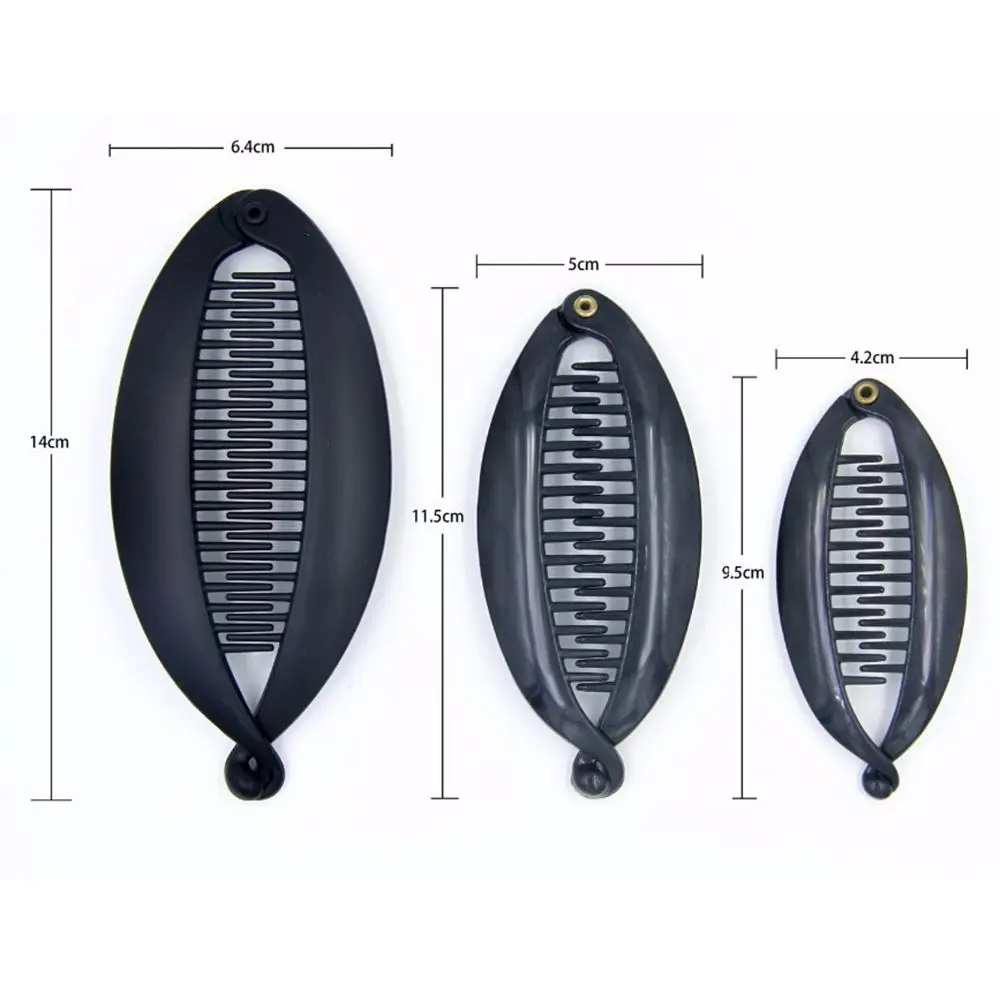 Multi-sizes Fish Shape Hair Claws Clips Ponytail Holder For Women Girls ...