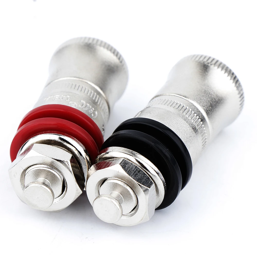 Hi-End BA1124 CMC Rhodium Plated Binding Post Speaker Niobium Terminal ...