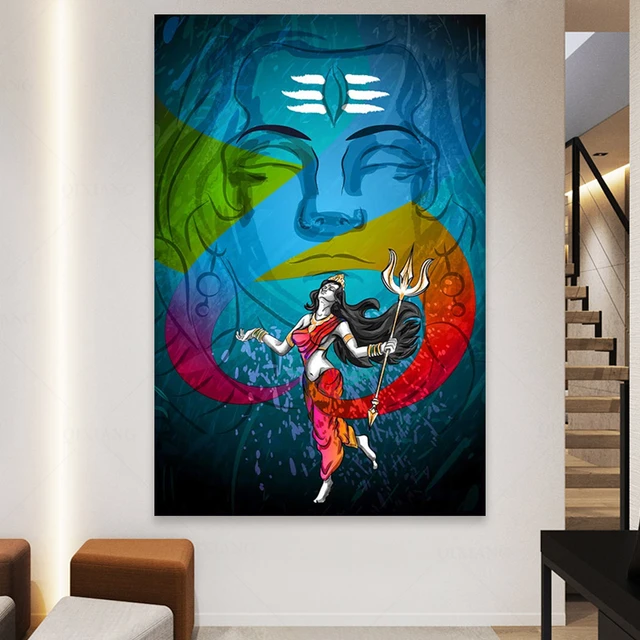 Goddess Durga Modern Art