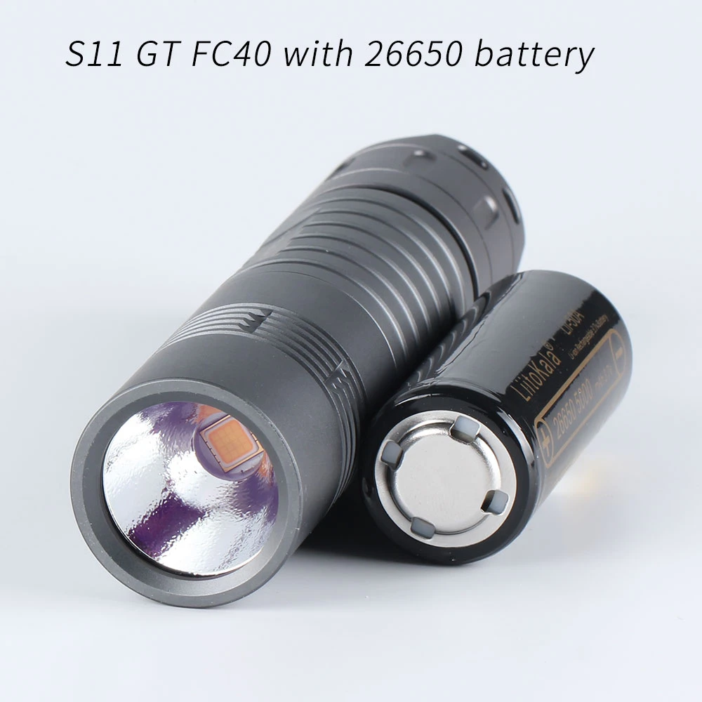 Convoy S11 GT FC40 high color rendering 26650 flashlight, floody light ...
