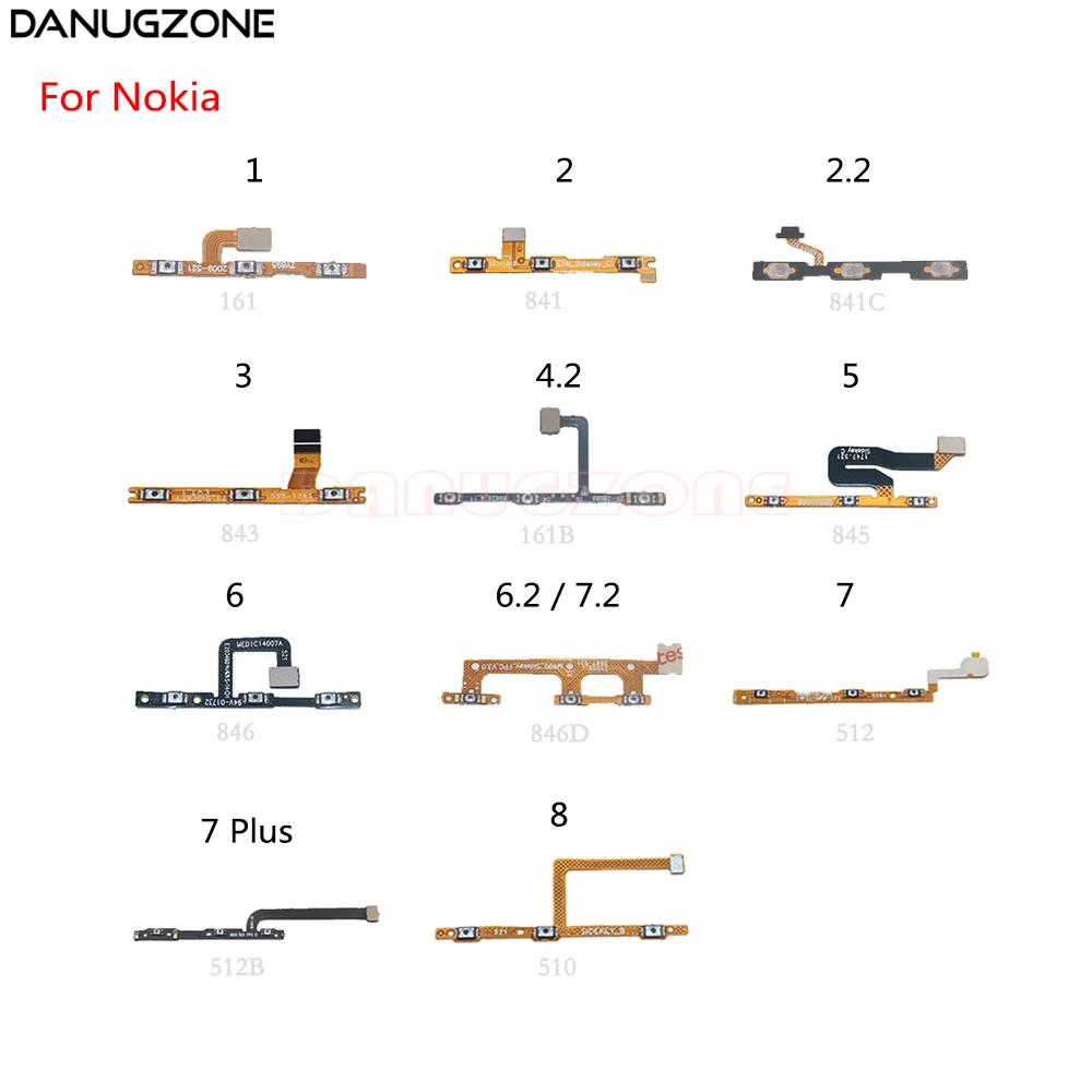 Power-Button-Switch-Volume-Button-Mute-On-Off-Flex-Cable-For-Nokia-7 ...