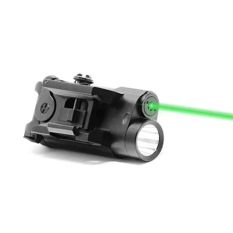 1000LM Adjust Weapon Compact Red/Green Laser Gun Rail Pistol Light ...
