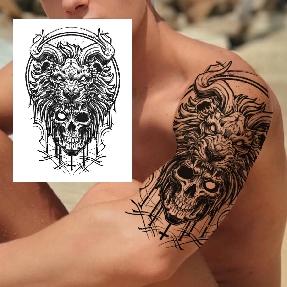 Tiger Skull Tattoo