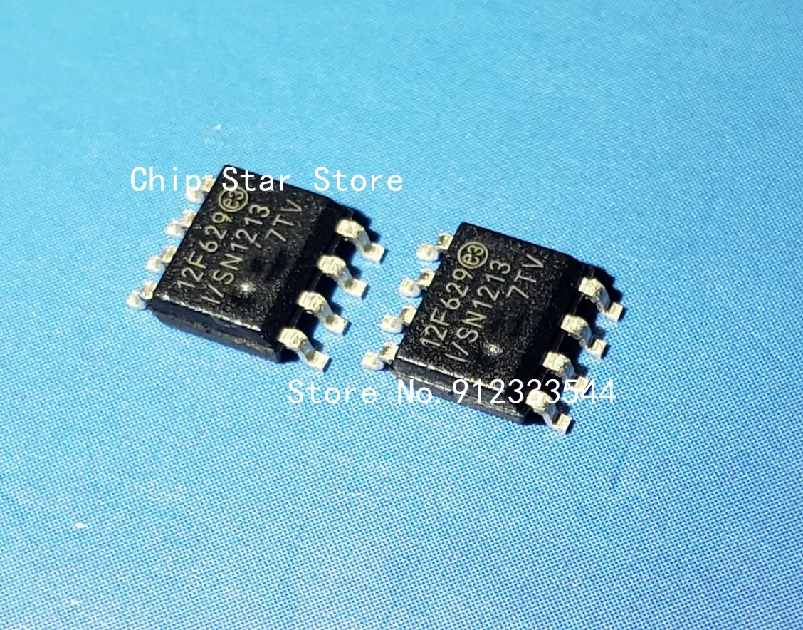 5pcs/lot PIC12F629 I/SN PIC12F629 SOIC8 8 Bit Microcontrollers MCU 100 ...