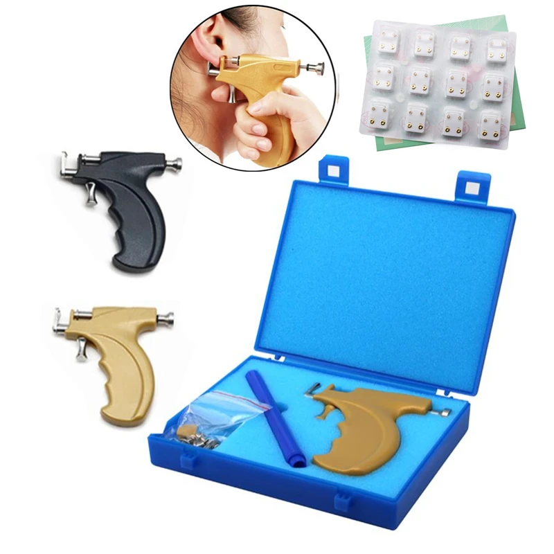 Professional Piercing Gun Tools Kit Sterile Guns Ear Studs Kit Unisex ...