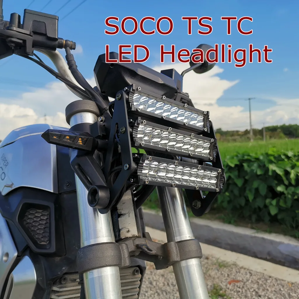 Led Super Bright Headlamp For Super Soco TS TC MAX 12V Headlight ...
