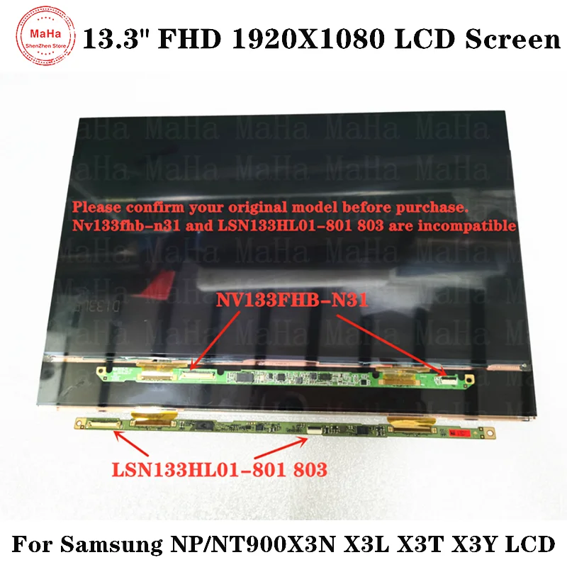 13-3-NV133FHB-N31-For-Samsung-Notebook-NT900X3N-NT900X3T-NP900X3L ...