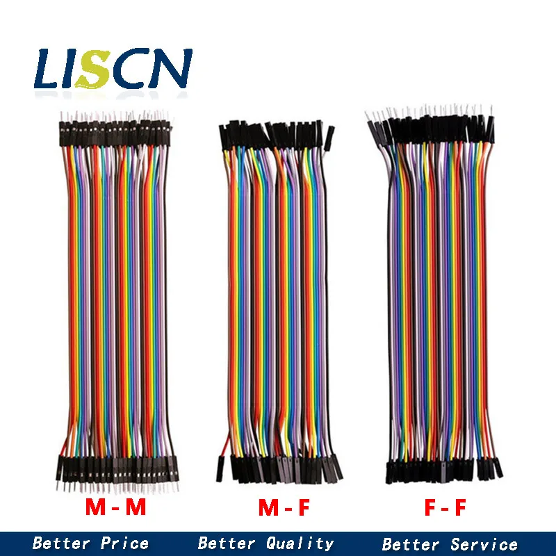 Cable-Dupont-para-Arduino-KIT-de-bricolaje-120-piezas-40-Pines-20CM ...