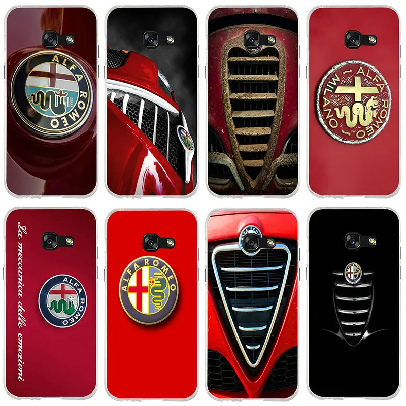 Super Car Alfa Romeo Logo Soft TPU Phone Cases For Samsung Galaxy J2 J3 ...
