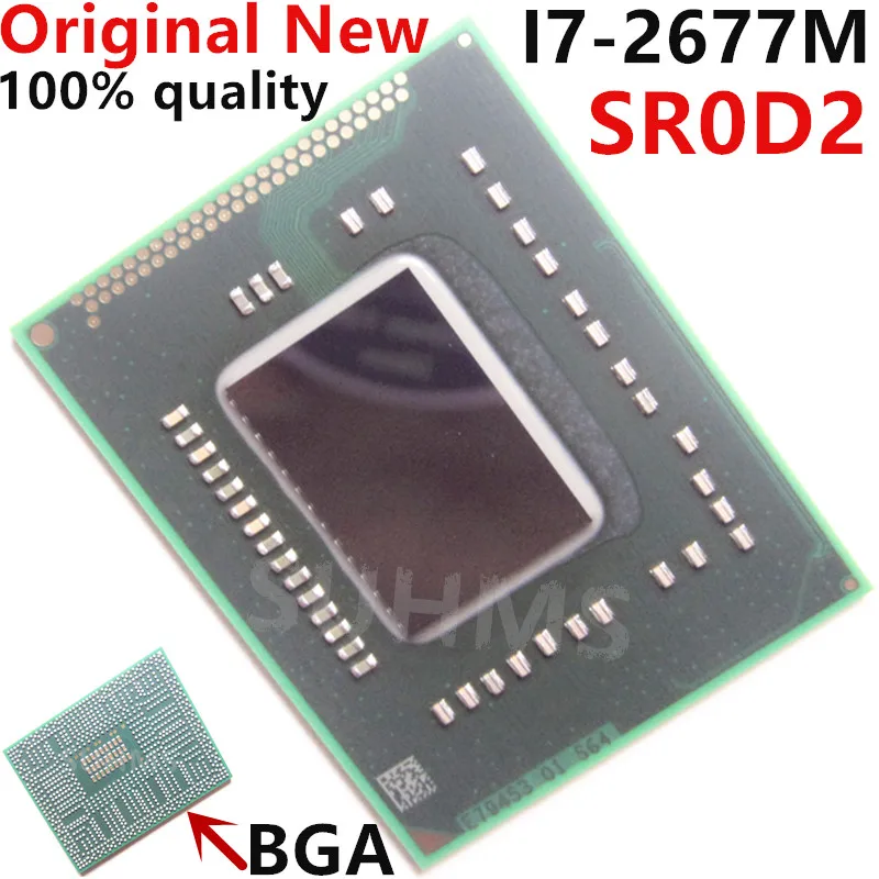 I7 2677M bga, i7d2, i7 100% m, 2677 novo|Circuitos integrados| - AliExpress