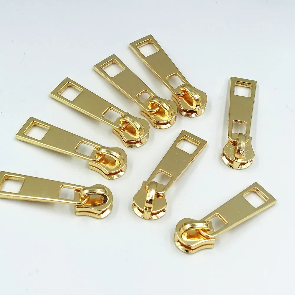 50-100pcs-5-Golden-brass-zipper-puller-is-used-for-clothing-and-home ...