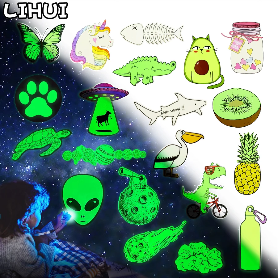 Waterproof Glow Dark Stickers | Glow Dark Stickers Adults | Sticker ...