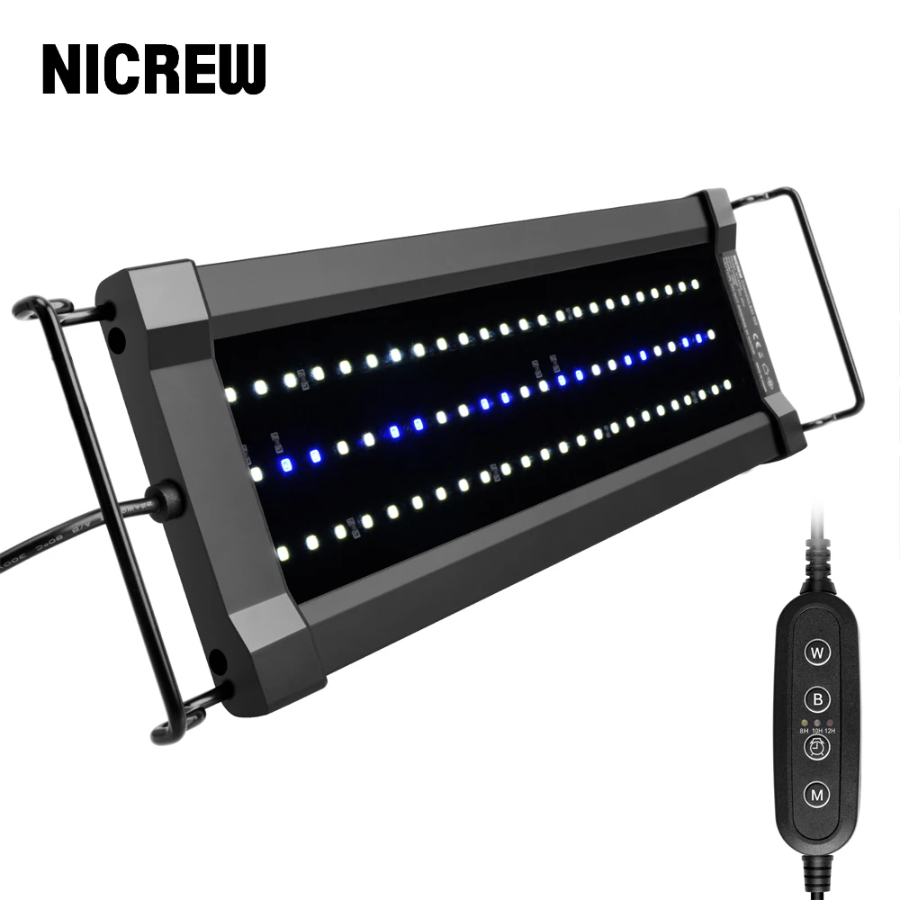 NICREW ClassicLED G2 RGB Fishing Light Aquarium LED Lighting Lights Lamp Full Spectrum Fish Tank ...