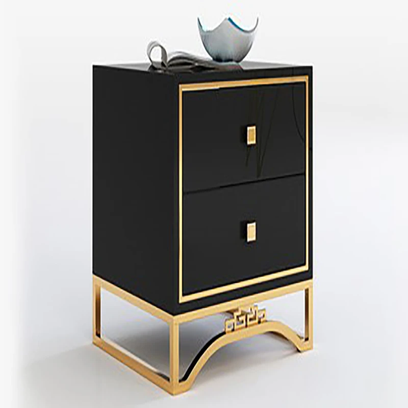 Light-luxury-bedside-table-simple-modern-bedroom-bedside-table-modern ...