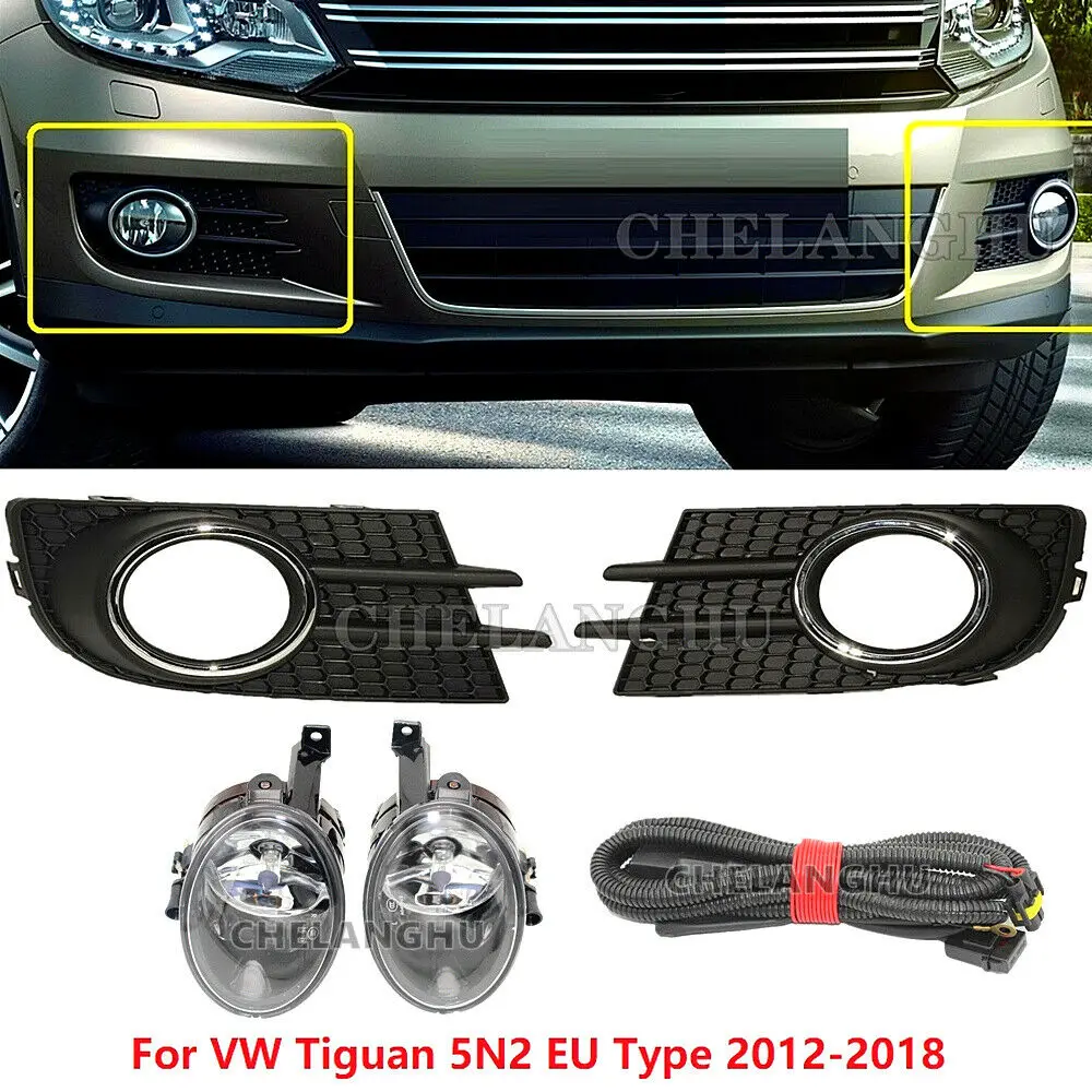 Car-Light-For-VW-Tiguan-2012-2013-2014-2015-Car-Styling-Front-Fog-Light ...