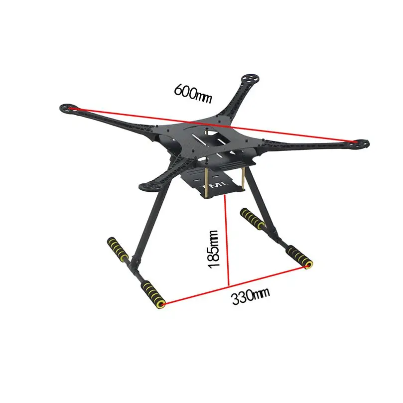 S600 Frame Kit for F4 F7 APM/PIX Frame CineWhoop Compitable With 15inch ...