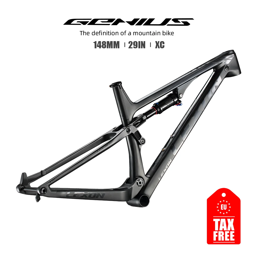 2022 LEXON Full Suspension Carbon MTB Frames 29er 15.5/17.5/19/21 Inch ...