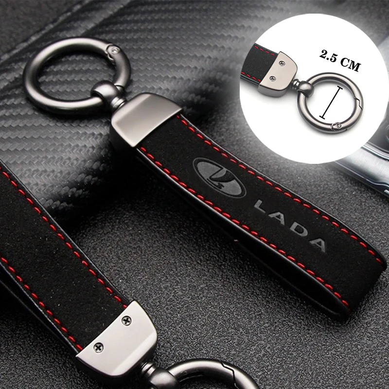 Car Logo Leather Key Chain Keychain Metal Alloy Key Ring Holder For ...