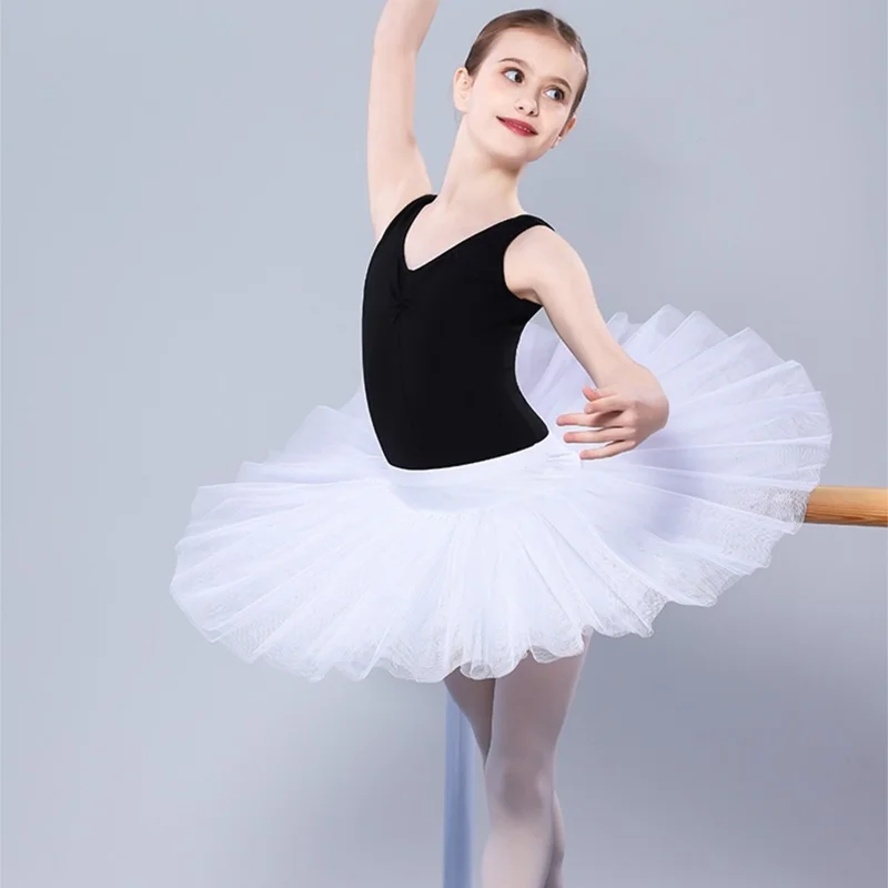 Child-Performance-Ballet-Swan-Lake-Tutu-White-Black-Elastic-Waist ...