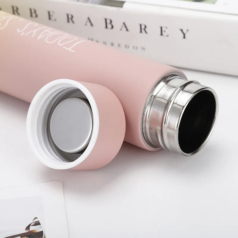 GOURDE BIDON,D-280ML--Mini bouteille de café sous vide de 280ml, Thermos de petite capacité ...