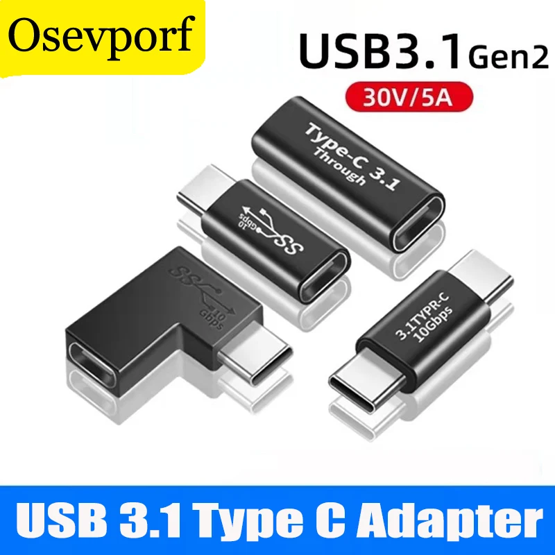 Adaptateur Usb 3.1 Type C Convertisseur Coudé Usb C Charge ...