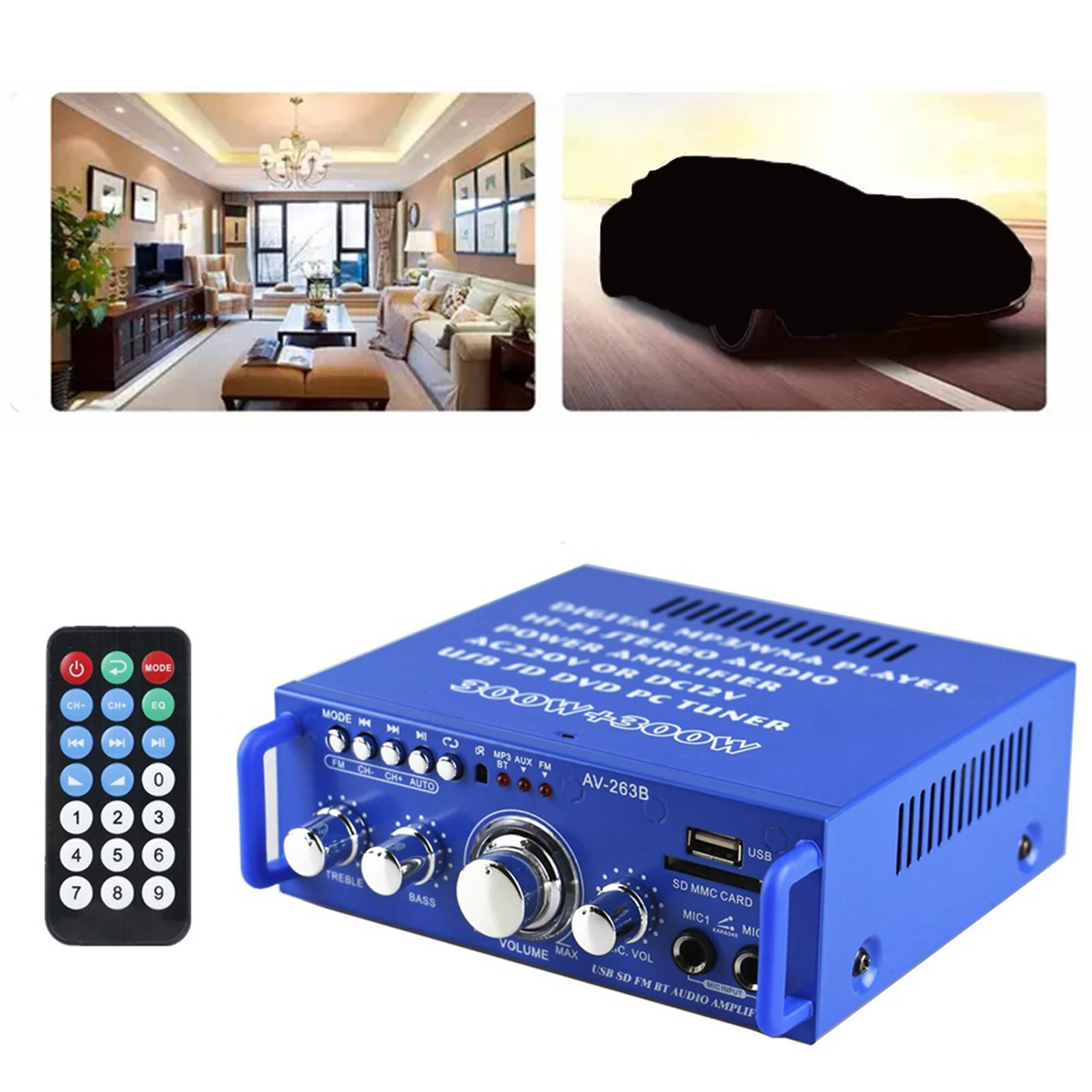 Small Audio Amplifier With Remote