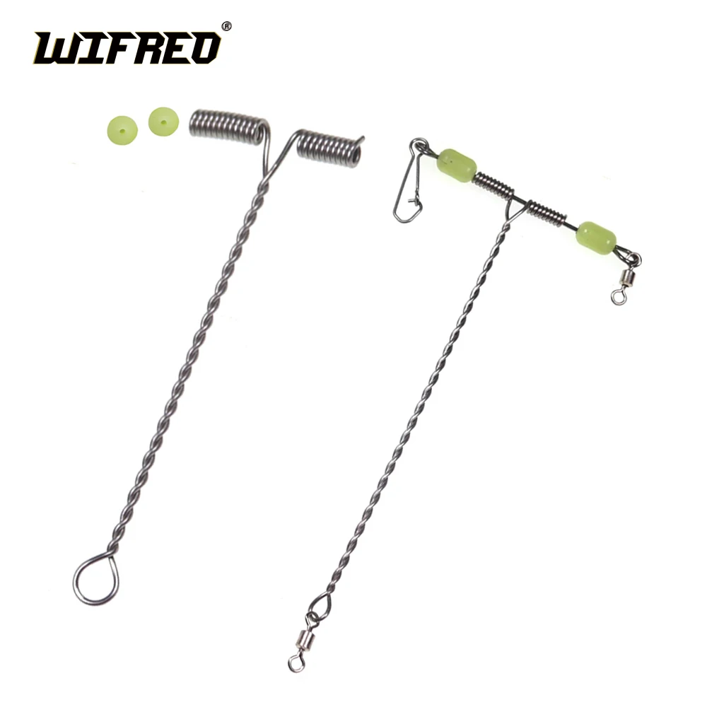 WIFREO 100pcs Ocean Fishing Balance Rigs T Shape Fish Rig Wire Arms ...