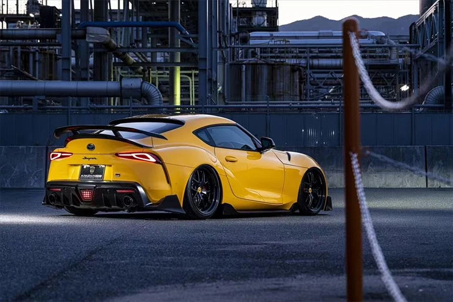 Custom A90 Toyota Supra Carbon Fiber Spoiler Wing - Tokyo Tom's