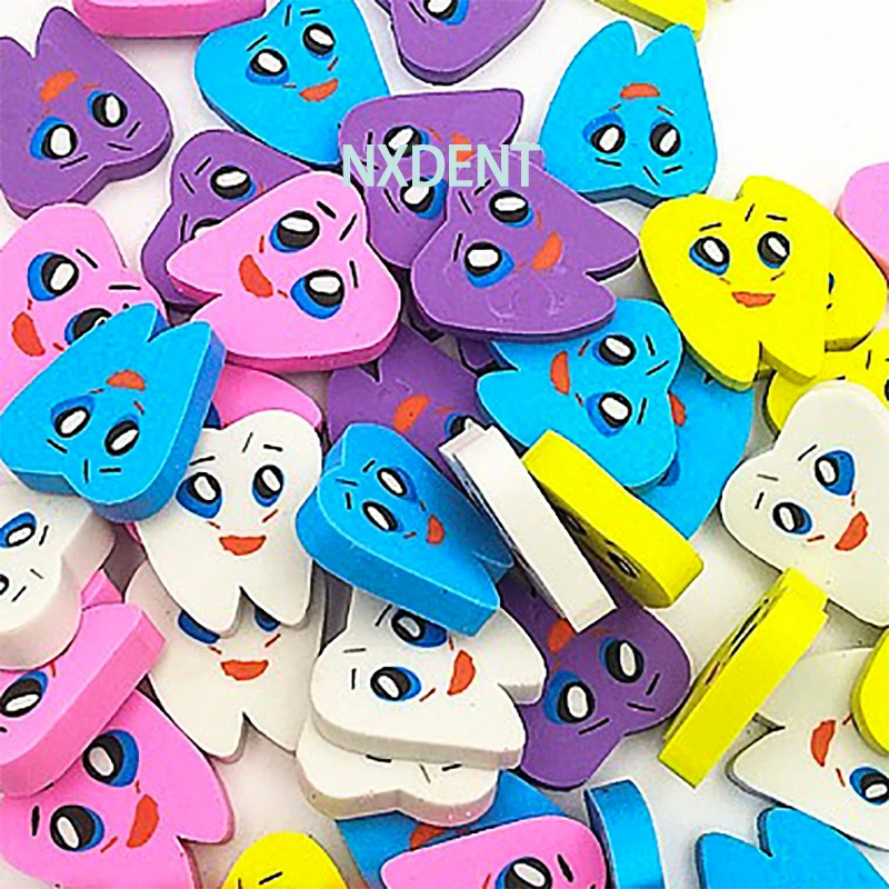 20pcs Dentist Molar Shaped Tooth Rubber Erasers Dentist Dental Clinic ...