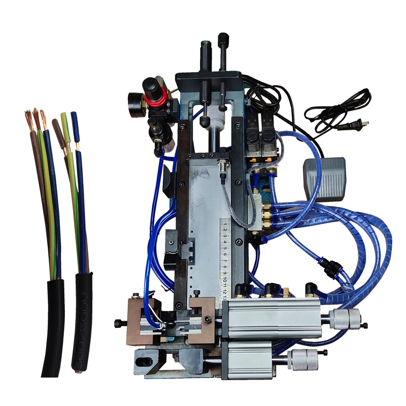 310CS Pneumatic Wire Stripping Machine Automatic Cable Peeler for Multi ...