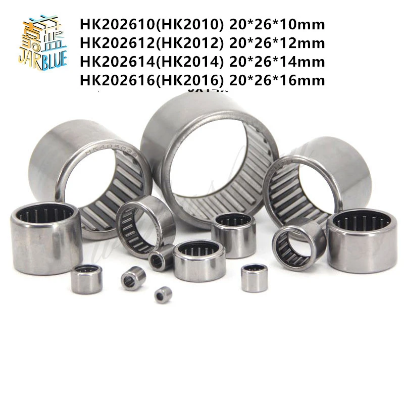 2/5pcs bearing HK2010 HK2012 HK2014 HK2016 Needle Roller Bearing 20*26 ...