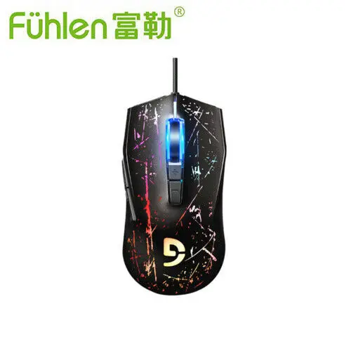Fuhlen g91s micro movimento com fio mouse rgb luz macro|Mouse| - AliExpress