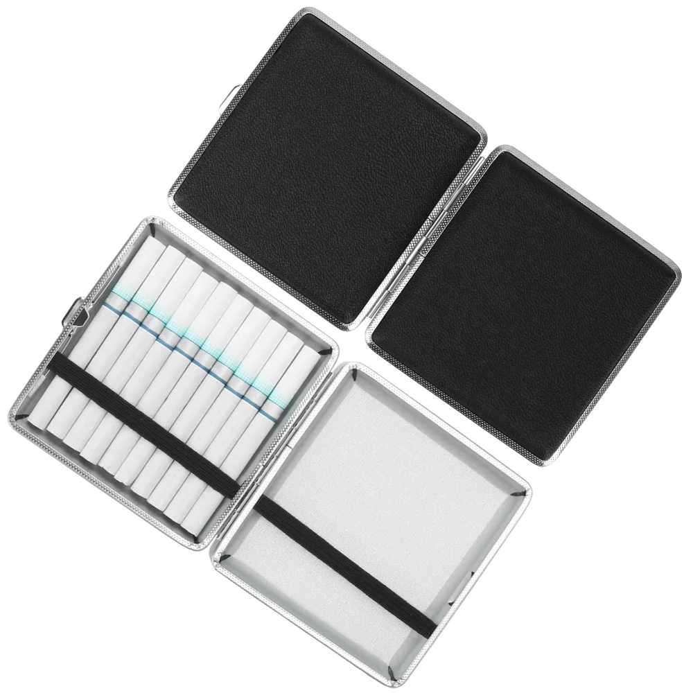 For 20pcs Cigarettes Double-open Leather Cigars Cigarette Cases ...