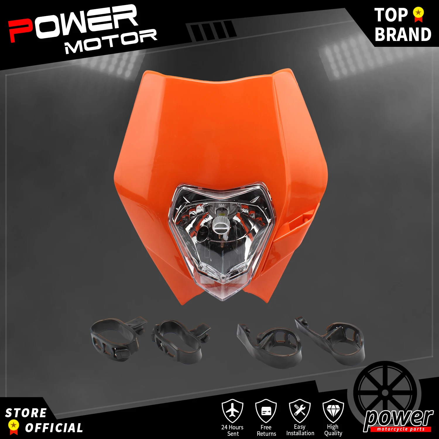 Motorcycle Led Headlight Headlamp Lights For Ktm Exc Excf Xc Xcf Xcw ...