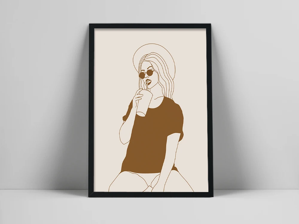 Bohemian Girl Drawing